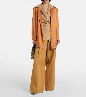 Dries Van Noten Floral Jacquard Blazer