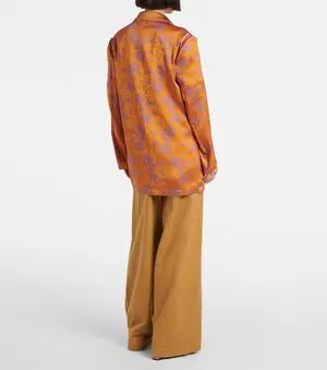 Dries Van Noten Floral Jacquard Blazer