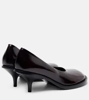 Dries Van Noten Leather Pumps - Red