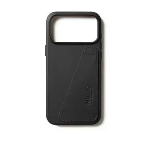 MUJJO Full Leather Wallet Case For Iphone 17 Pro Max - Black