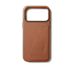 MUJJO Full Leather Wallet Case For Iphone 17 Pro Max - Tan