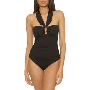 SOLUNA Sun Goddess Tankini Top - Black