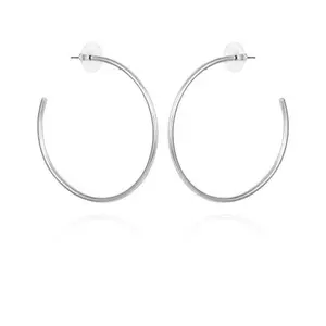 Vince Camuto Hoop Earrings - Silver Tone