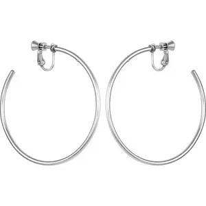 Vince Camuto Clip-on Hoop Earrings - Silver