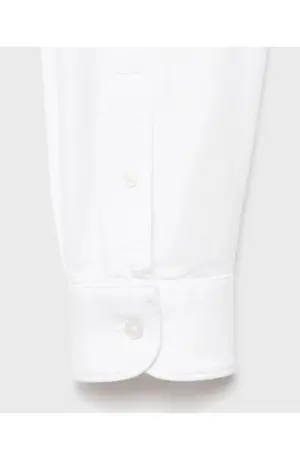 Mango Regular Fit Oxford Button-down Shirt - White