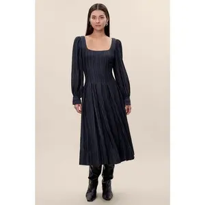 Rebecca Taylor Olivia Mid-calf Length Dress - Graphite