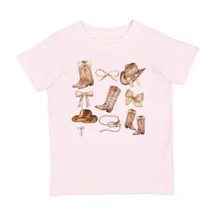 SWEET WINK Cowgirl Cutie Short Sleeve T-shirt - Ballet Pink