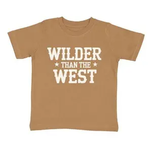 SWEET WINK Wilder Than The West Short Sleeve T-shirt - Mocha