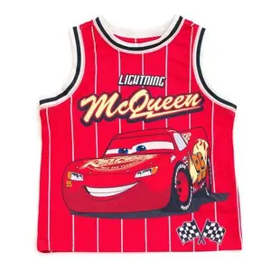 Disney Athletic Tank Top & Shorts Set - Cars Lightning Mcqueen Red