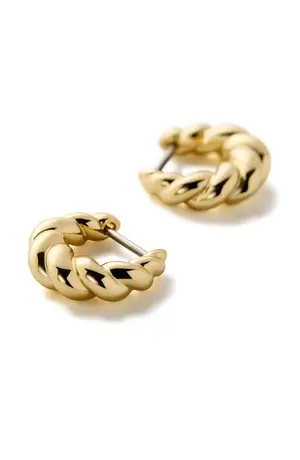 ANA LUISA Paris Mini Twisted Hoop Earrings