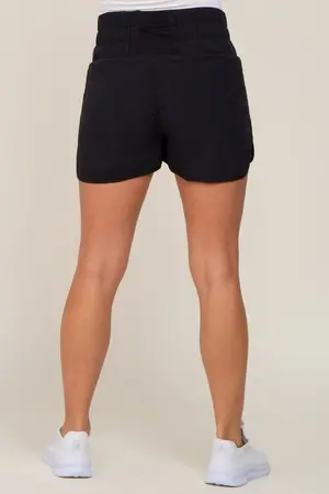 PINKBLUSH Curved Hem Maternity Active Shorts