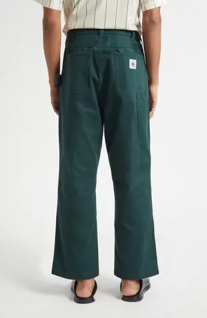 BODE Knolly Brook Cotton Twill Trousers - Dark Green