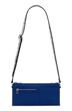 Desigual Two-tone Snake Embossed Shoulder Bag