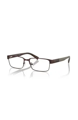 Armani Exchange 54mm Rectangle Eyeglasses - Brown