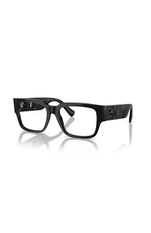 Versace 53mm Square Optical Glasses - Black