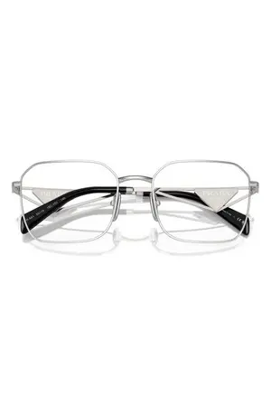 Prada Square Optical Glasses - Silver