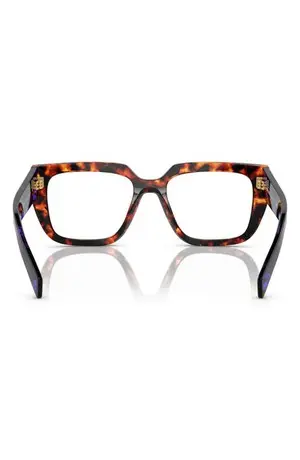 Prada Irregular Optical Glasses - Red