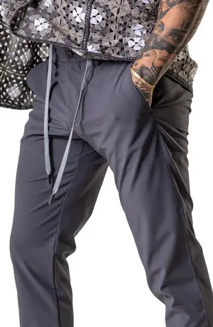 MACEOO Resistance Solid Drawstring Pants