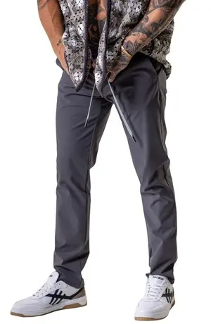 MACEOO Resistance Solid Drawstring Pants