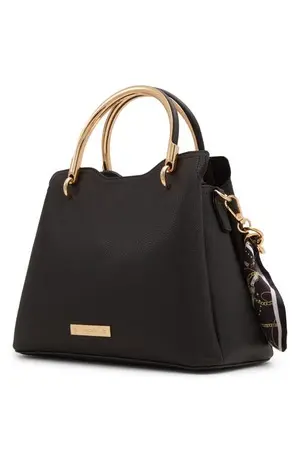Aldo Arrayan Faux Leather Satchel - Black