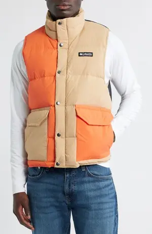 Columbia Wallowa Down Puffer Vest - Canoe/zing/black