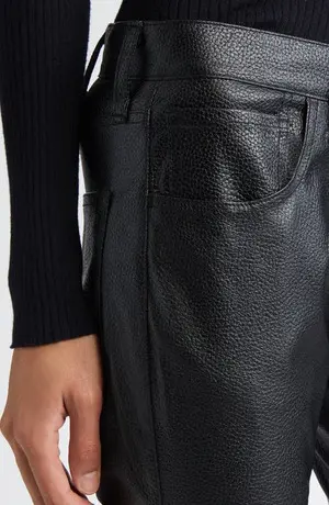Junya Watanabe Faux Leather Flare Pants