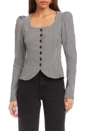 Fifteen Twenty Puff Sleeve Top