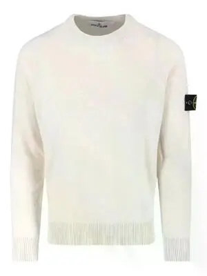 Stone Island Virgin Wool Sweater - Neutrals
