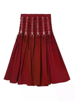 UNDERCOVERISM High-waisted Pleated Skirt