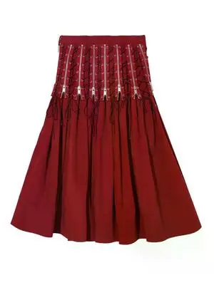 UNDERCOVERISM High-waisted Pleated Skirt