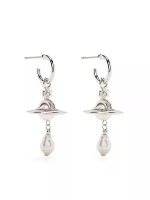 VIVIENNE WESTWOOD Orb-detail Post Earrings - Silver