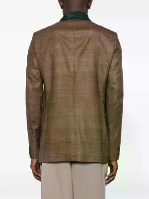 Kolor Checked Single-breasted Blazer