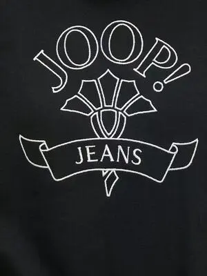 JOOP! Cotton Drawstring Hoodie - Black