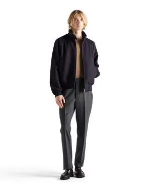 Prada Wool And Cashmere Jacket - Blue
