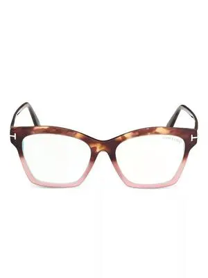 TOM FORD Cat-eye Frame Glasses - Brown