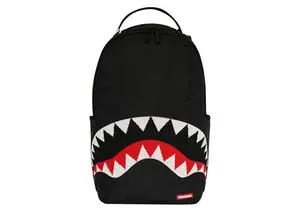 SPRAYGROUND Fly Knit Mouth Dlx Satin Backpack - Black/red