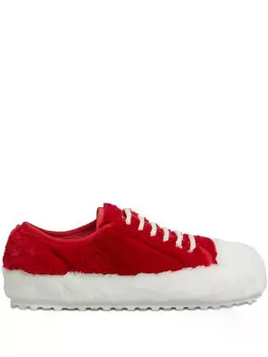 Marni Lace-up Sneakers - Red