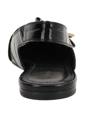 Givenchy Voyou Leather Slingback Ballerinas - Black