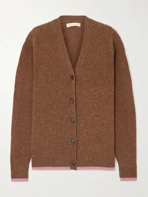 Daughter Shetland Wool Longline Cardigan