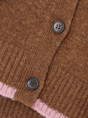 Daughter Shetland Wool Longline Cardigan