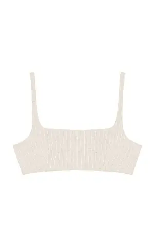 Oriane 1986 The Bralette Cropped Top - Nude