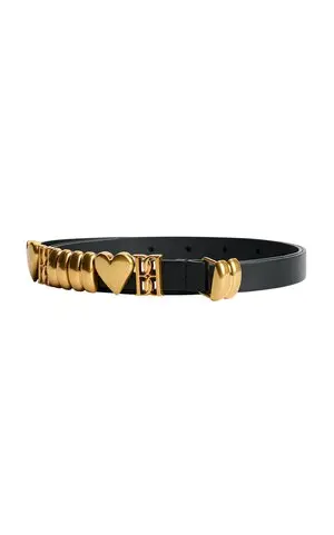 BY MALENE BIRGER Ounlas Leather Belt Black