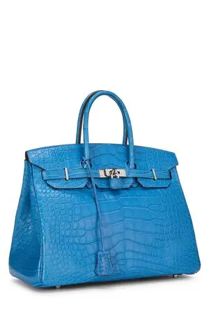 Hermès Matte Alligator Birkin 35 - Mykonos