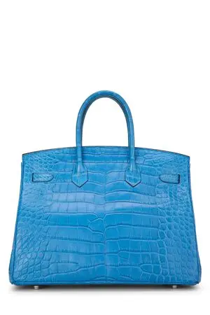 Hermès Matte Alligator Birkin 35 - Mykonos