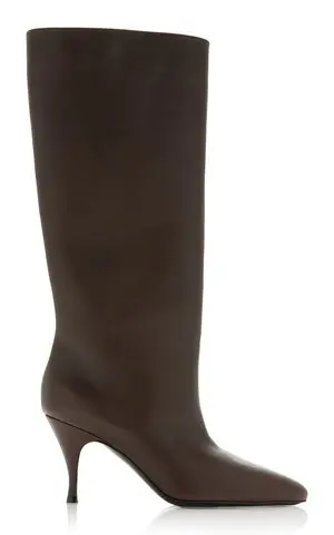 HERBERT LEVINE Leather Knee High Boots