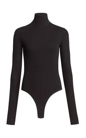 Alaïa Heart Cut-out Bodysuit - Black