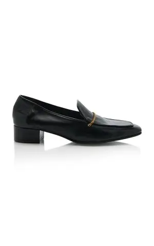HERBERT LEVINE Fair And Square Leather Loafers