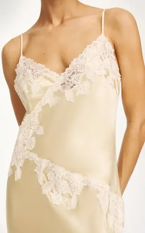 BY MALENE BIRGER Vera Lace-detailed Midi Slip Dress