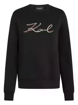Karl Lagerfeld Sequin-embellished Logo Sweater