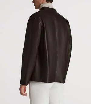 Dunhill Leather Driving Jacket